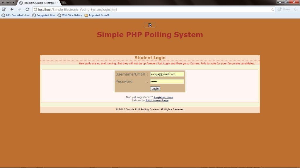 Simple PHP Polling System download | SourceForge.net Simple PHP Polling System download | SourceForge.net